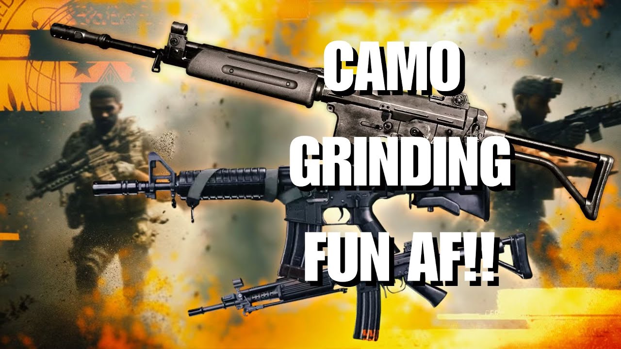 LIVE - AND THE GRIND CONTINUES - SNIPER CAMO GRIND - YouTube