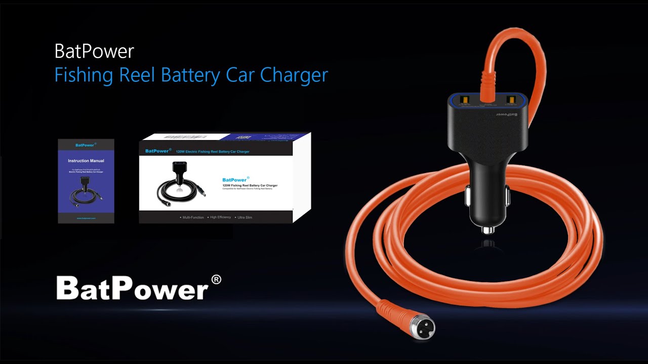 BatPower ProM for Miya Epoch Electric Fishing Reel Battery Car Charger ...