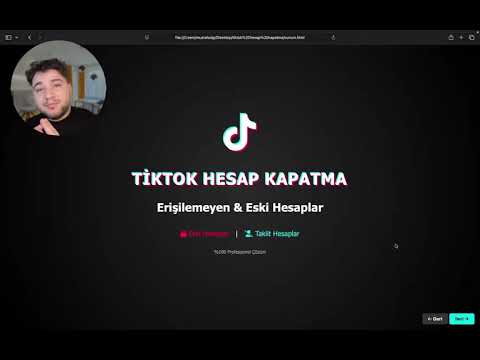 Tiktok Hesap Kapatma (Eski & Fake Hesap Kapatma Hizmeti)