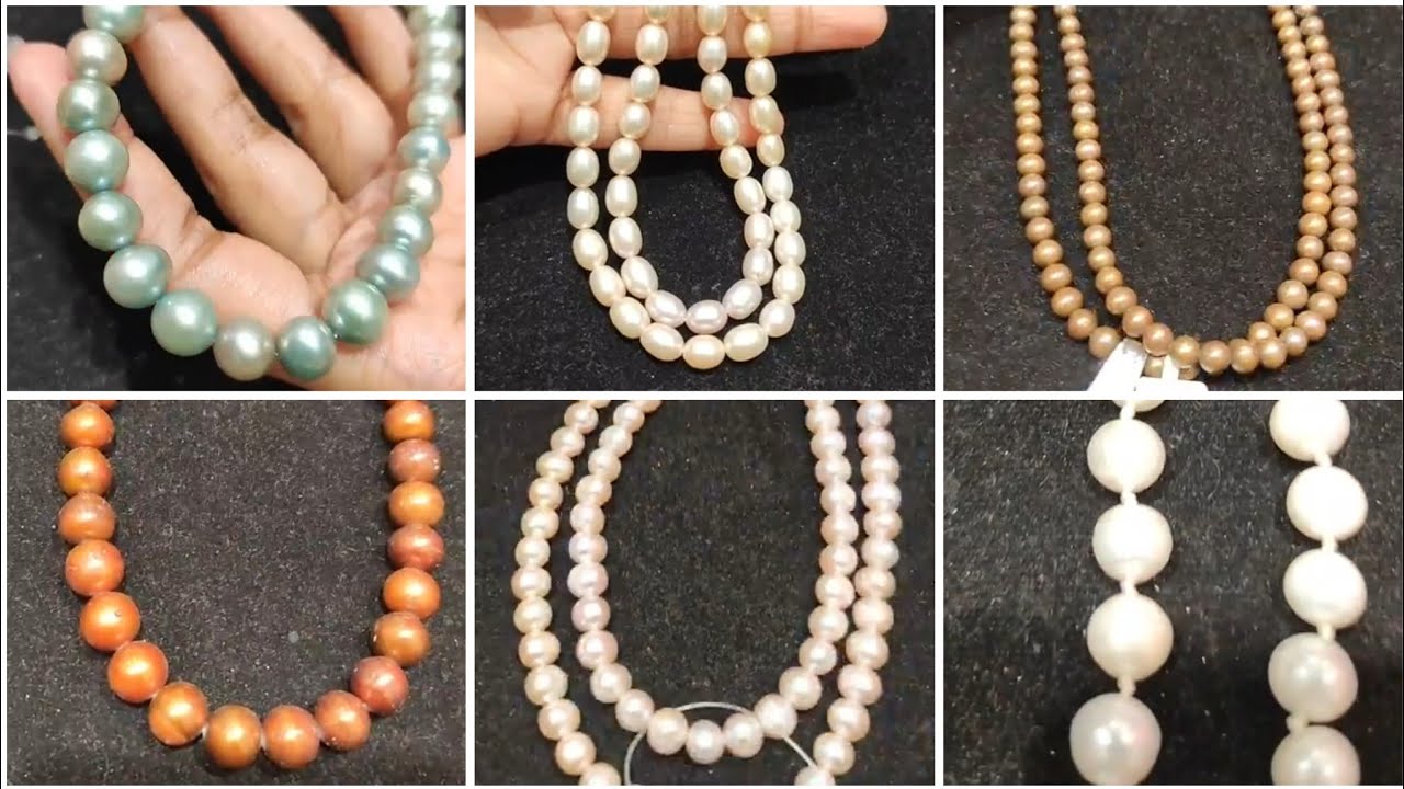 Chandrani Pearls Ranikuthi - Great Collection Of Colour Pearl Mala ...