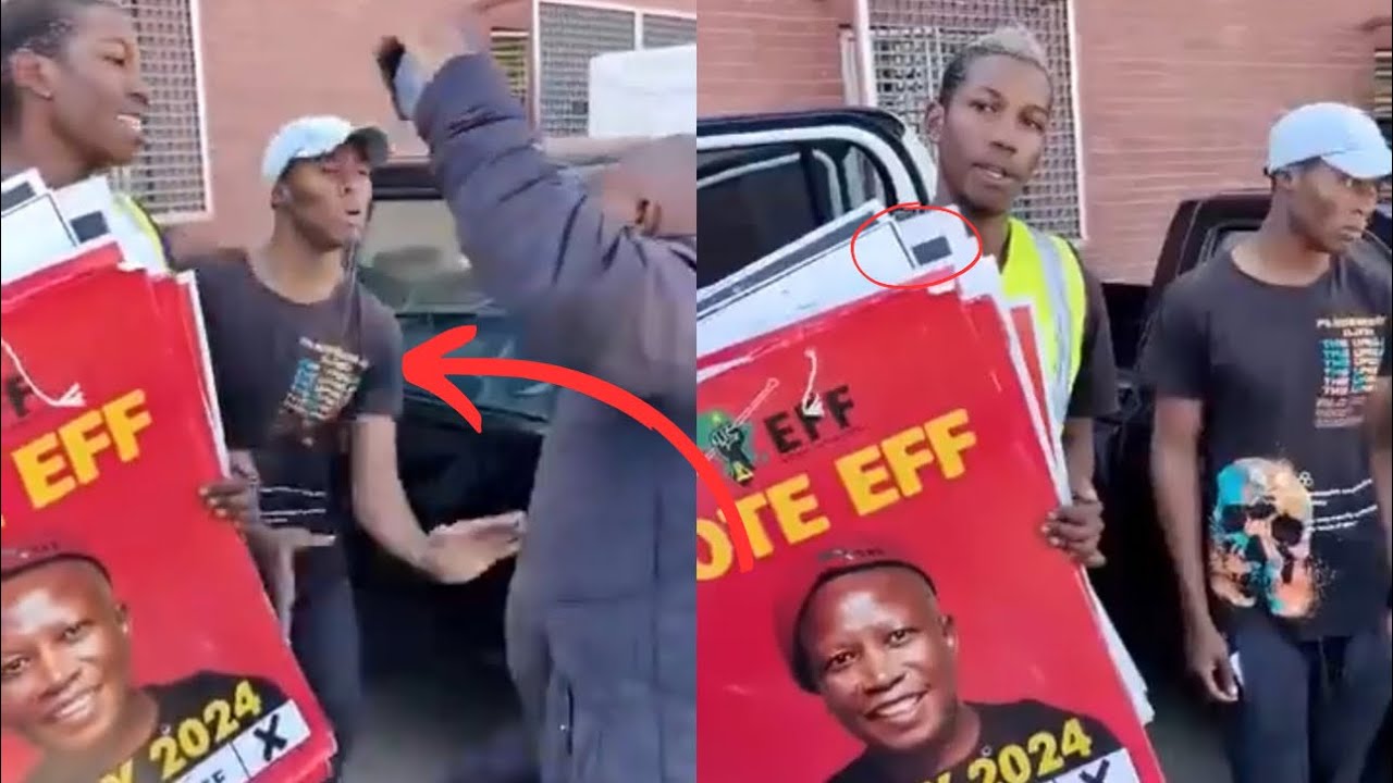 Watch these young men getting caught taking down EFF posters and Xpose ...
