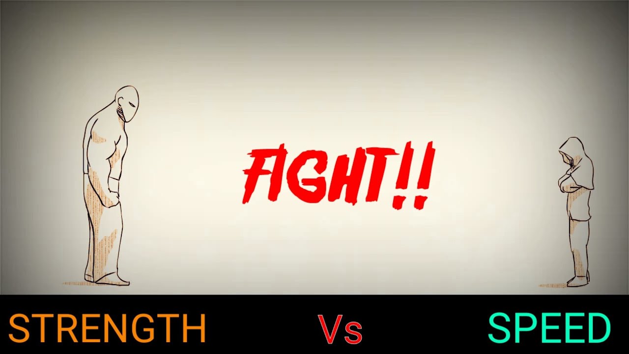 FIGHT OF STRENGTH VS SPEED || animation || Raw Power Vs Speed And ...