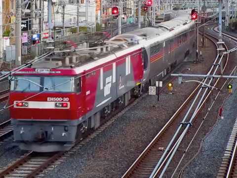EH500-30 & EF81-139 PPカシオペア JR7社共同企画 スペシャルツアー号 鴬谷〜日暮里 2017/12/05 - YouTube