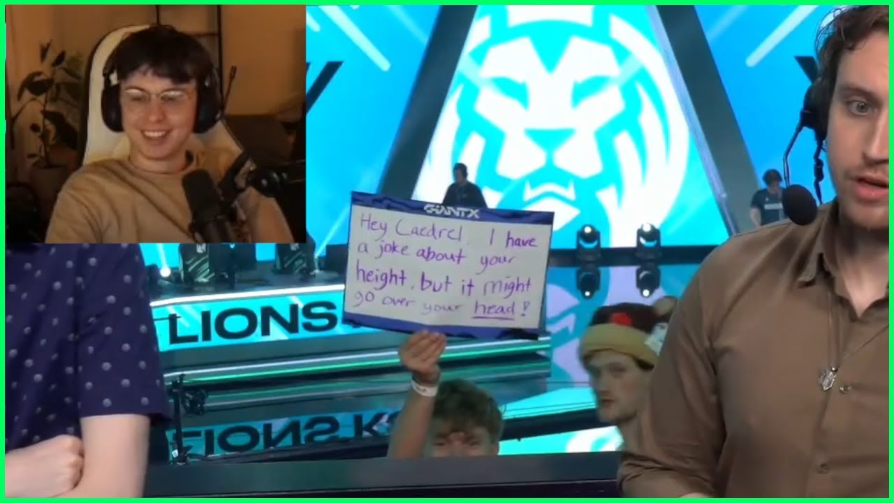 Caedrel Gets Rolled By Fan Sign Live On LEC - YouTube