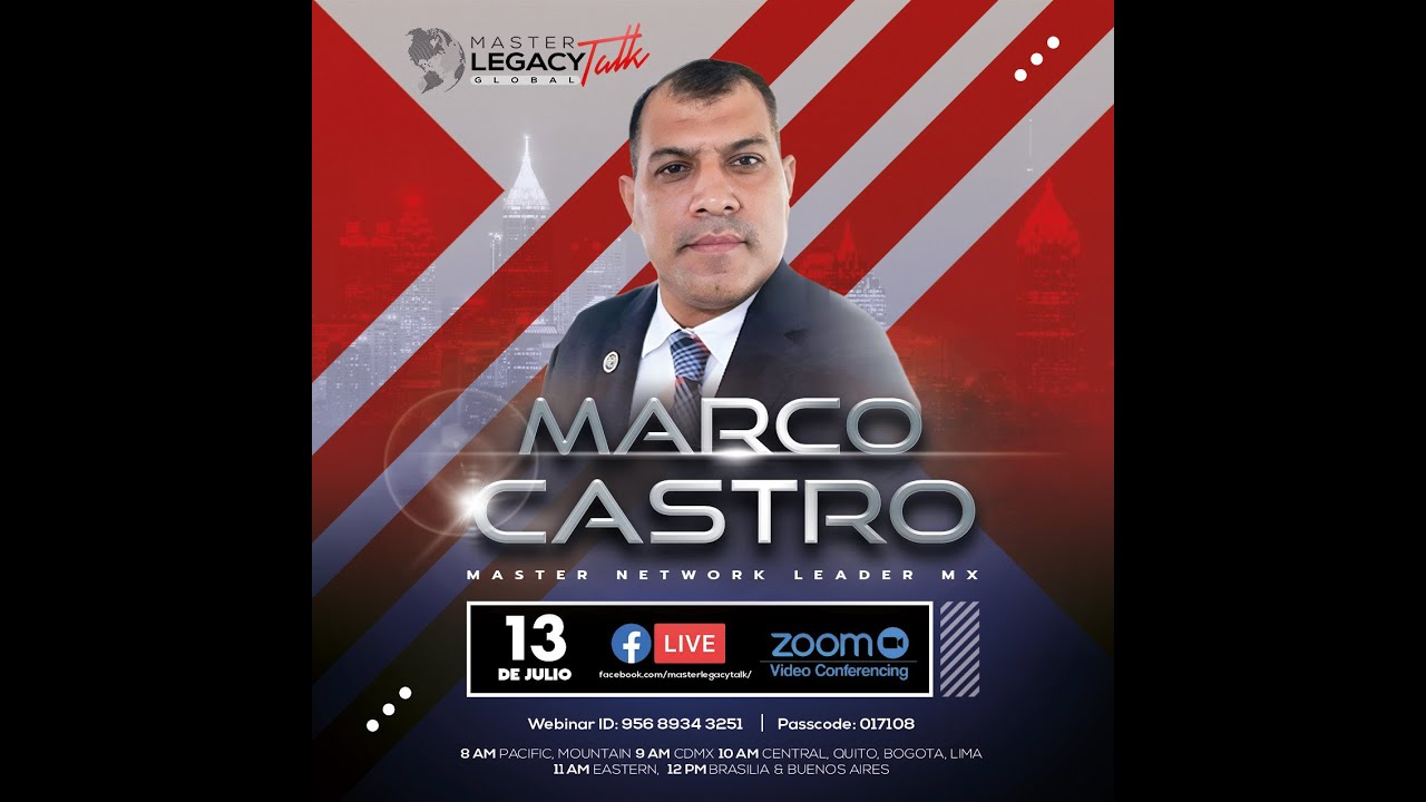 Master Legacy Talk Global con Marco Castro - YouTube