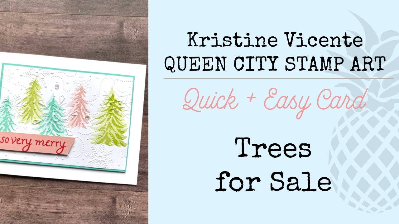 Quick + Easy Card: Trees for Sale - YouTube