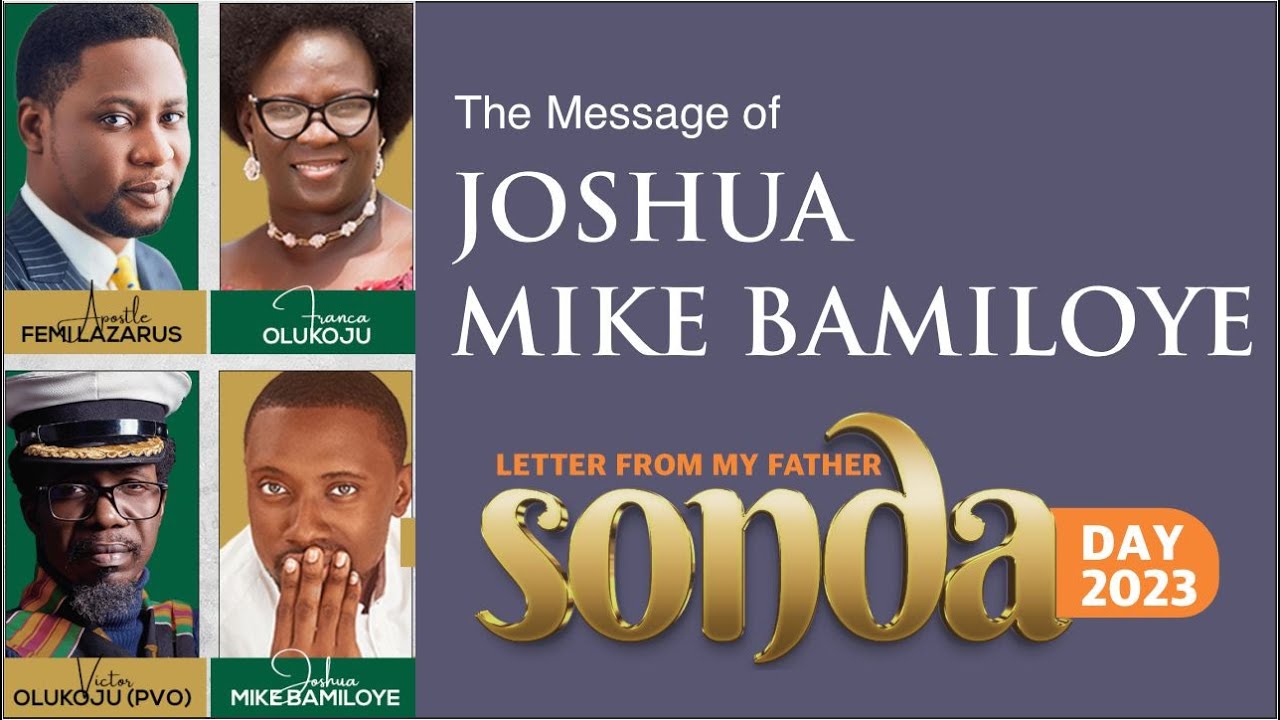 SONDA DAY 2023 || JOSHUA MIKE BAMILOYE (JAYMIKEE) - YouTube