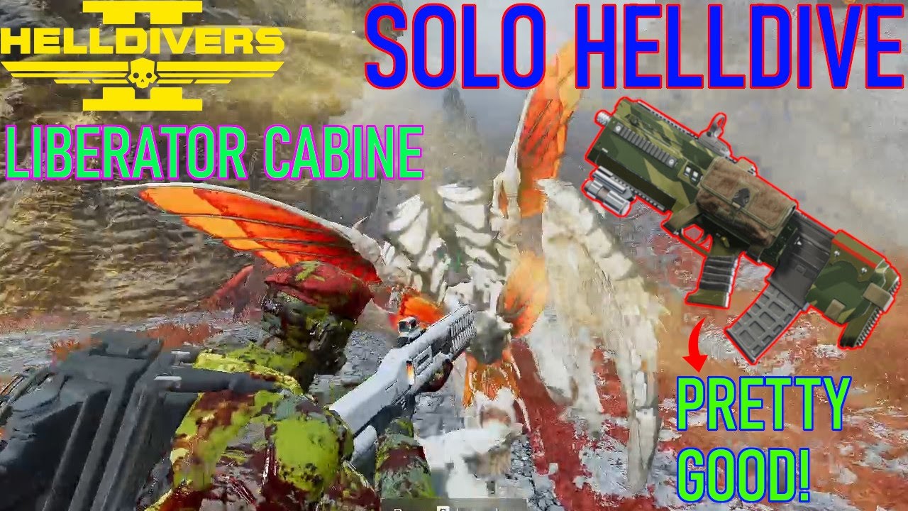 [Helldivers 2] Solo Helldive - Stress-testing the NEW Liberator Carbine ...