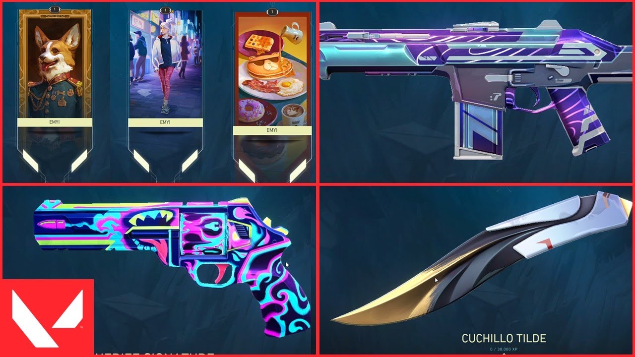 🔴 TODO EL NUEVO PASE DE BATALLA DE VALORANT 🎁 SORTEO 5 PASES 🎁 - YouTube