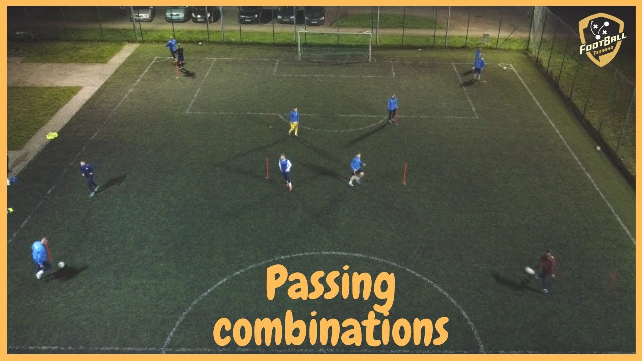 Pass & Move | Intense passing drill with two balls - YouTube