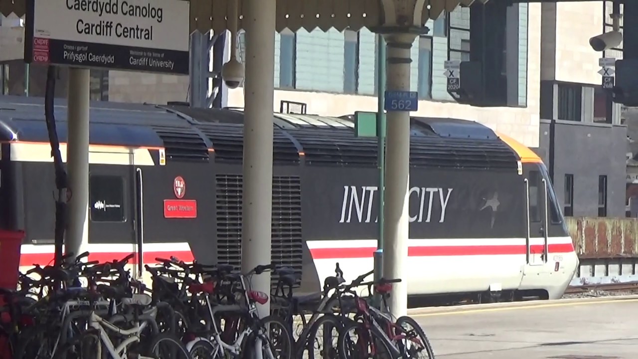 Cardiff central train station-train going to Coryton train Ebbw vale ...