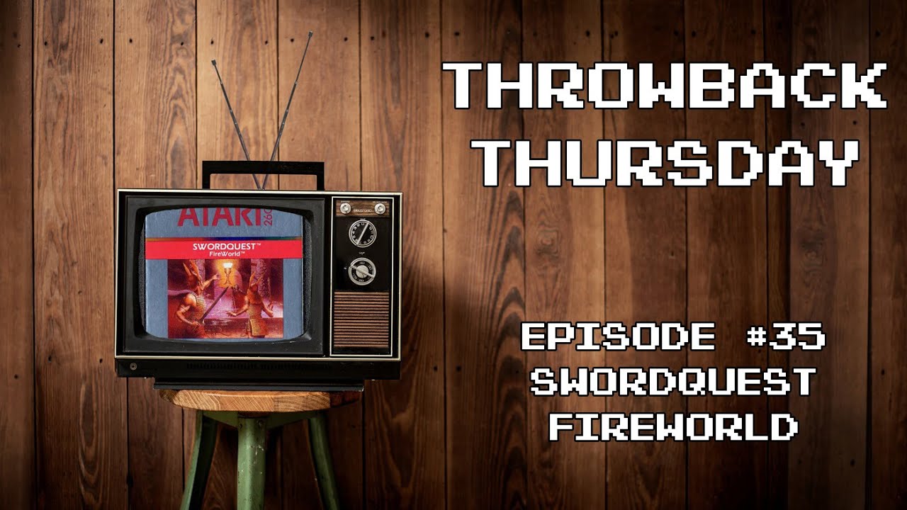 Swordquest: Fireworld Atari 2600 Gameplay (Throwback Thursday - Episode ...