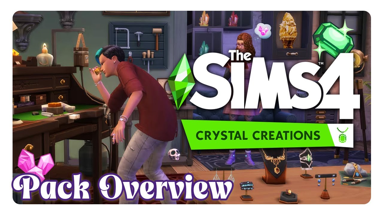 The Sims 4: Crystal Creations Stuff Pack | WoohooTattoo - YouTube