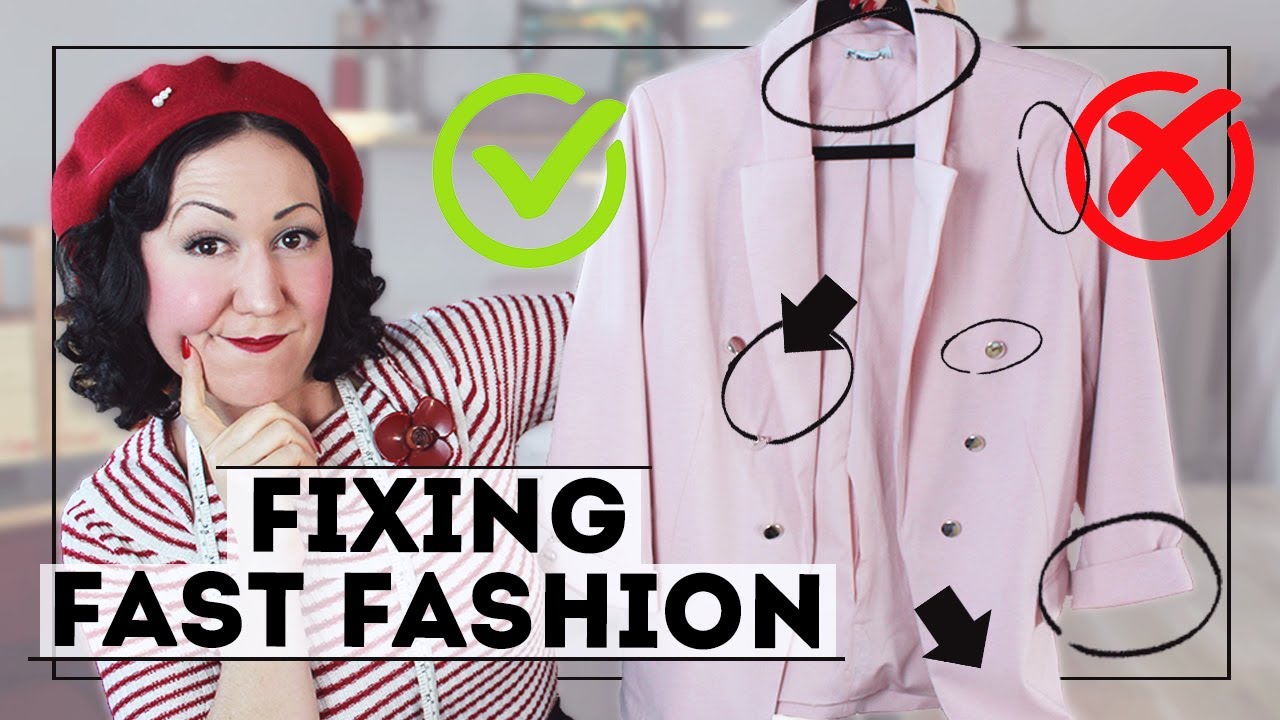 FIXING FAST FASHION – What can, and can't, be fixed on the pink jacket ...