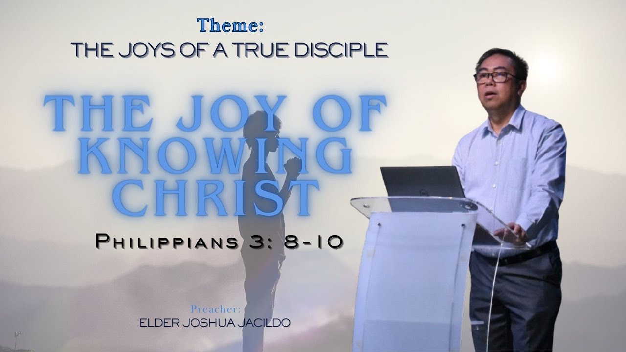 The Joy of knowing Christ- Elder Joshua J. - YouTube