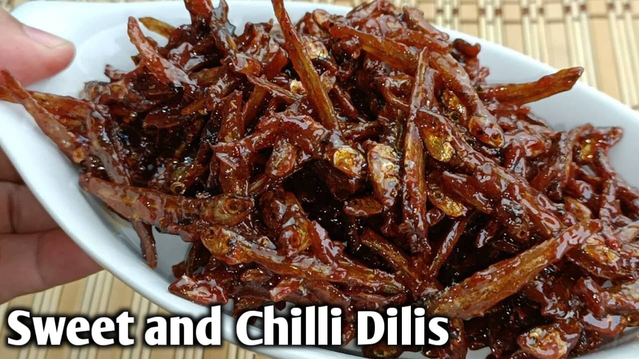 Sweet and Spicy Dried Dilis by mhelchoice Madiskarteng Nanay - YouTube