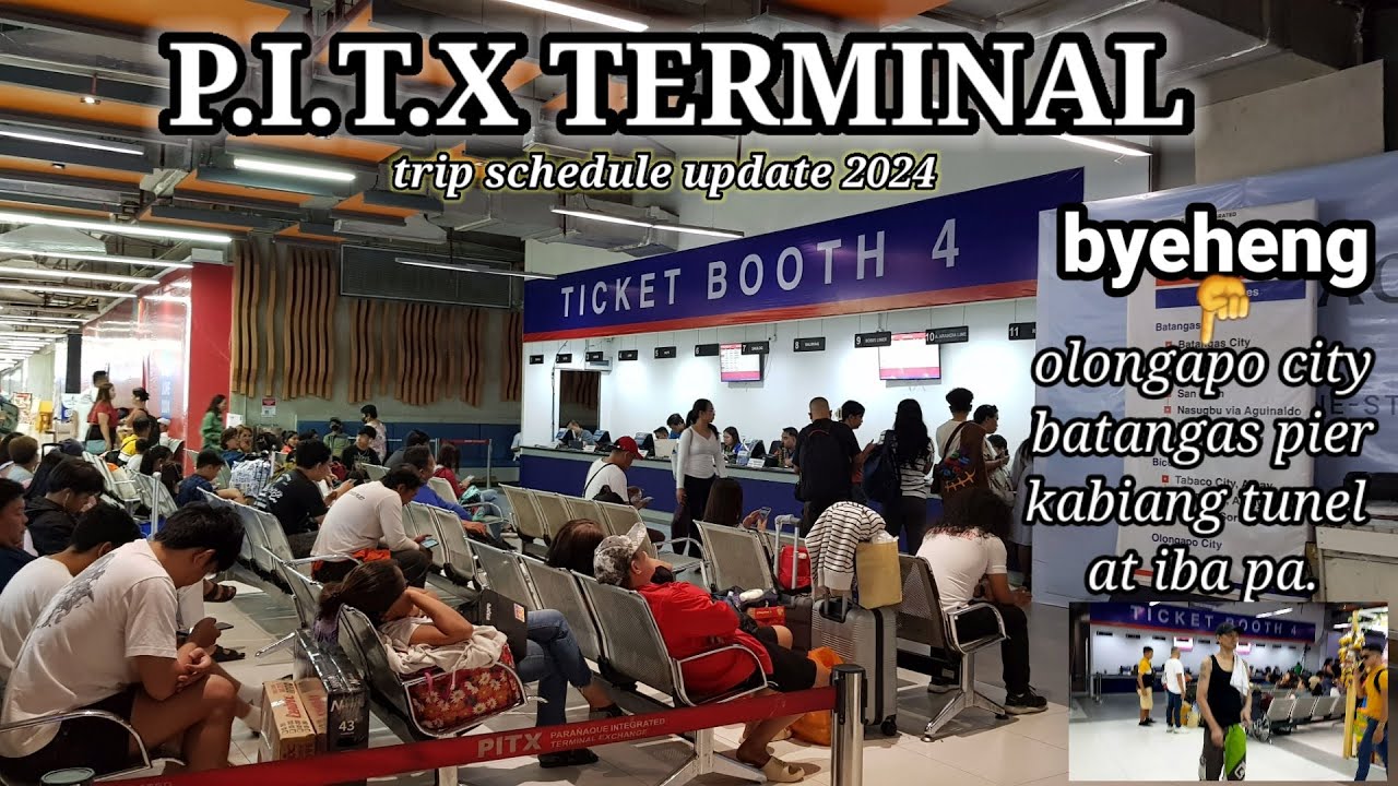 New update trip schedule pitx terminal 2024 ticket booth 4 to Olongapo ...