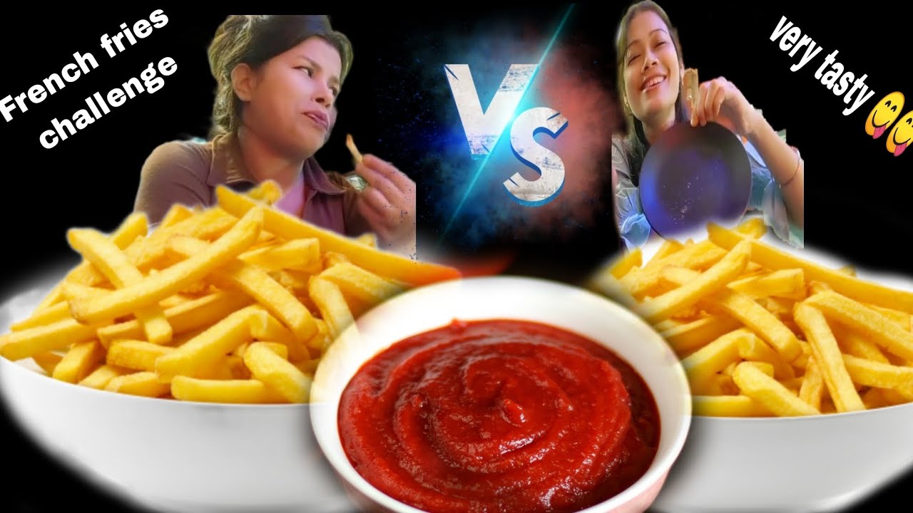 French fries challenge||food challenge||masakalivlogs||street food ...