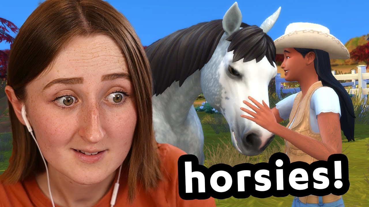 playing with my new horsie pack (Horse Ranch #1) - YouTube