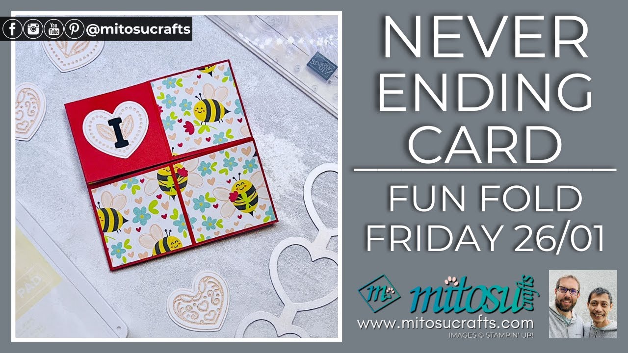 Step by Step Never Ending Card Video Tutorial for Fun Fold Friday - YouTube