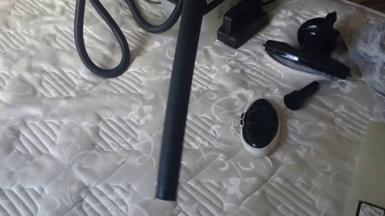Earlex mattress hygienic steam cleaning demonstration - YouTube