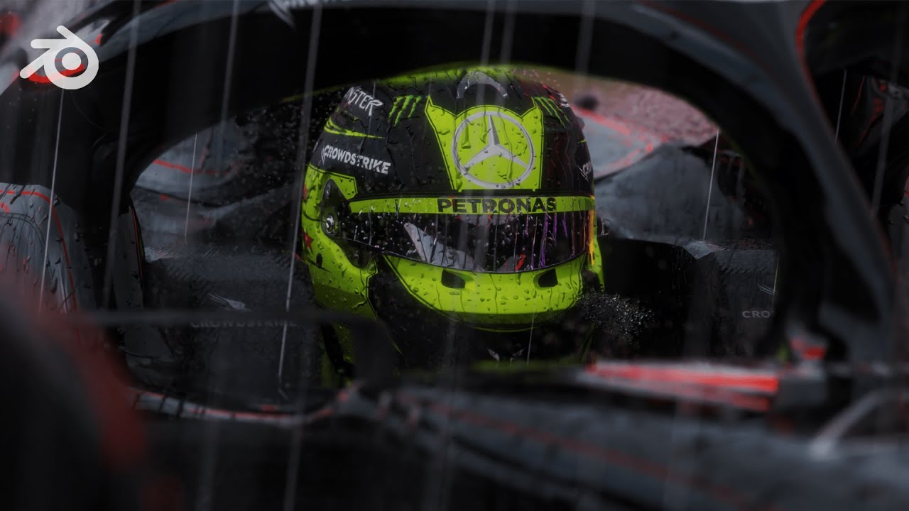 F1 Animation in Blender | Mercedes | Petronas - YouTube