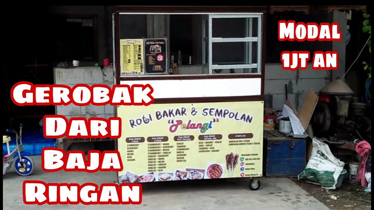 GEROBAK ROTI BAKAR || Baja ringan - YouTube
