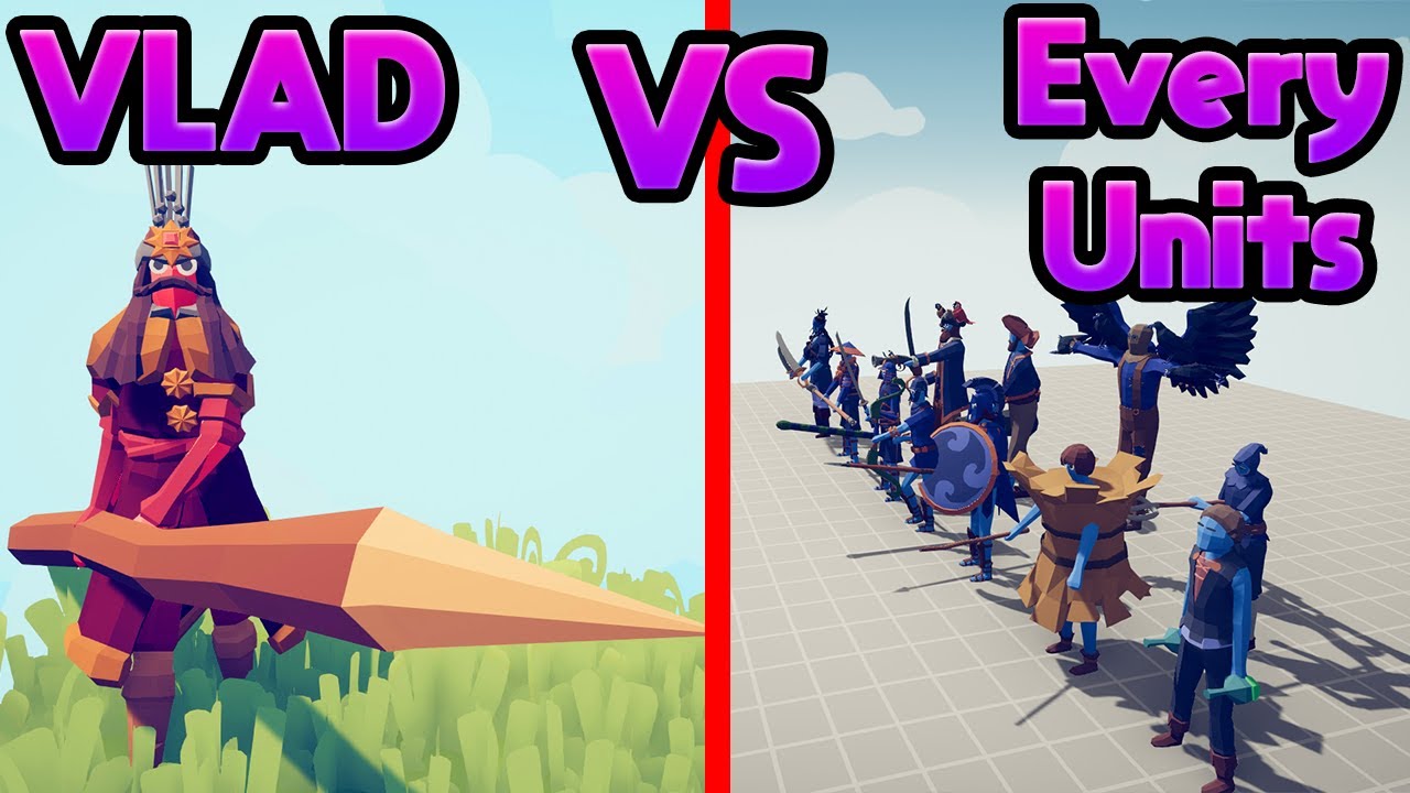 VLAD vs EVERY UNIT⚔️😱😱| TABS - Totally Accurate Battle Simulator - YouTube