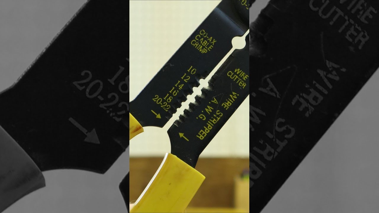 How to Use WIRE STRIPPERS for Beginners | Strip Wire - YouTube