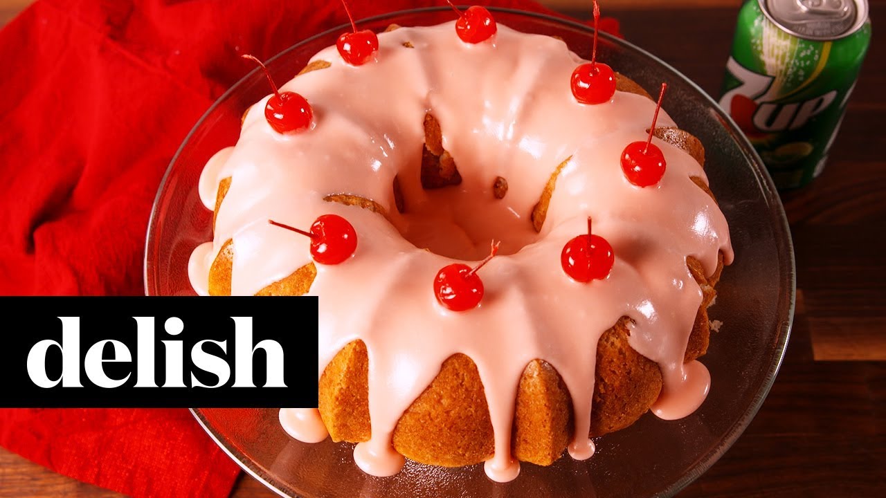 Shirley Temple Cake | Delish - YouTube