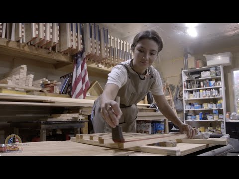 How Wooden Flags are Made at Zegers Freedom Flags - YouTube