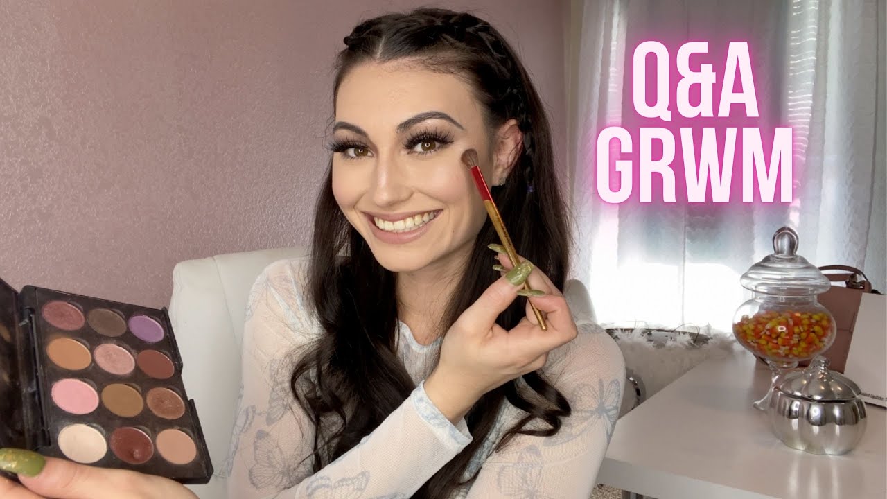 25 Questions GRWM Hair & Makeup Tutorial - YouTube
