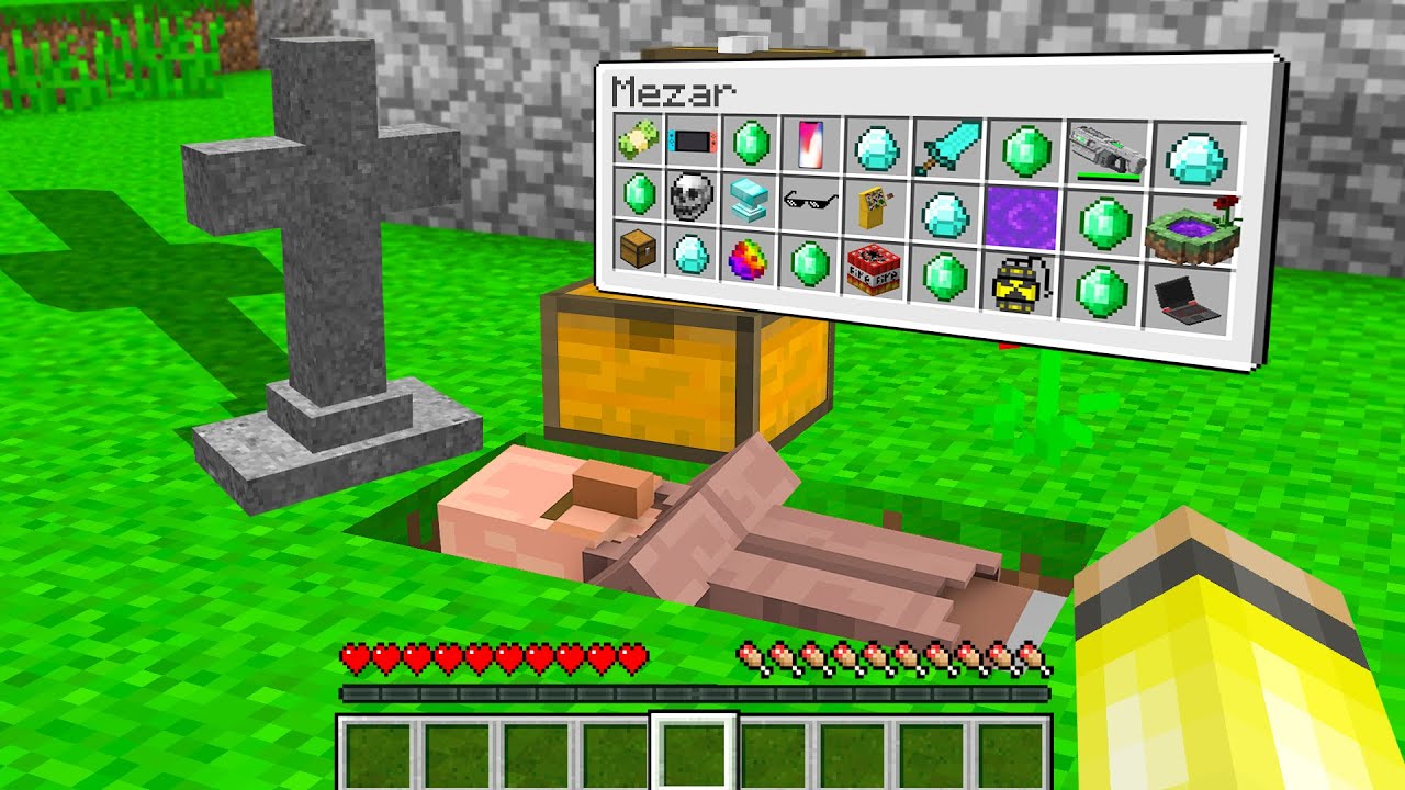 1000$ KÖYLÜ MEZARI ⚰️ - Minecraft - YouTube