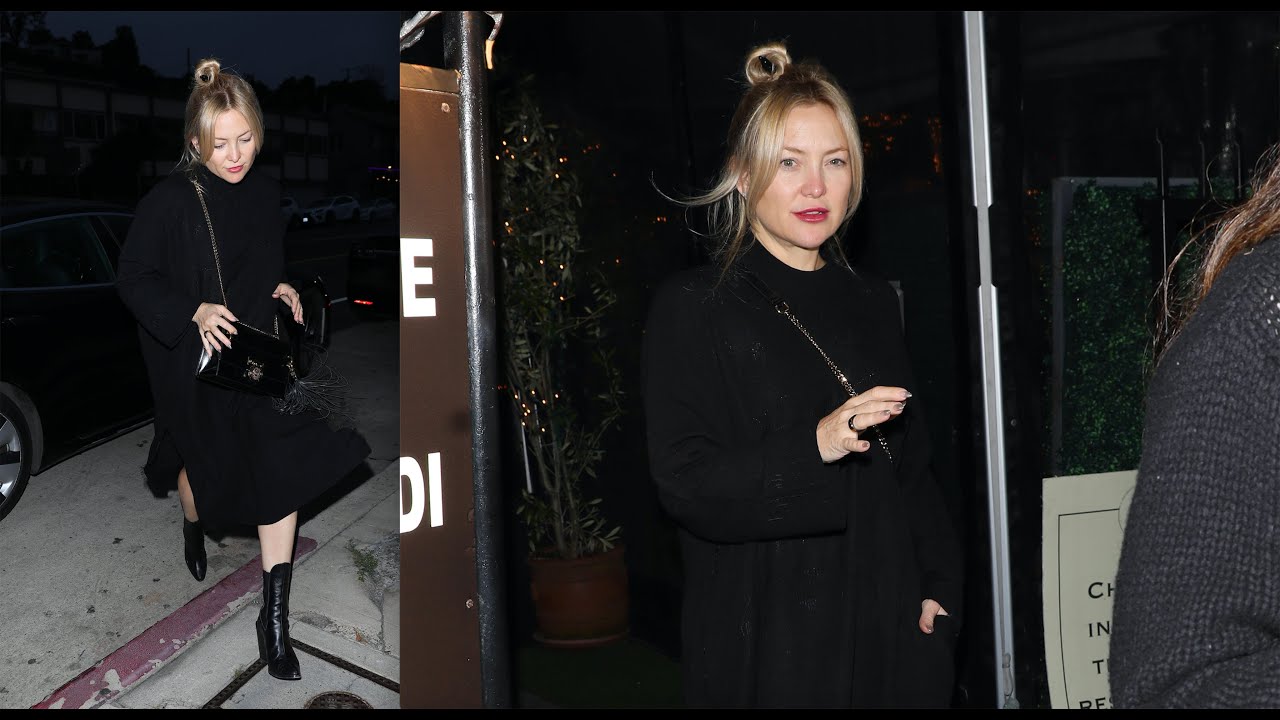 Actress Kate Hudson is craving for some Italian food in Santa Monica ...