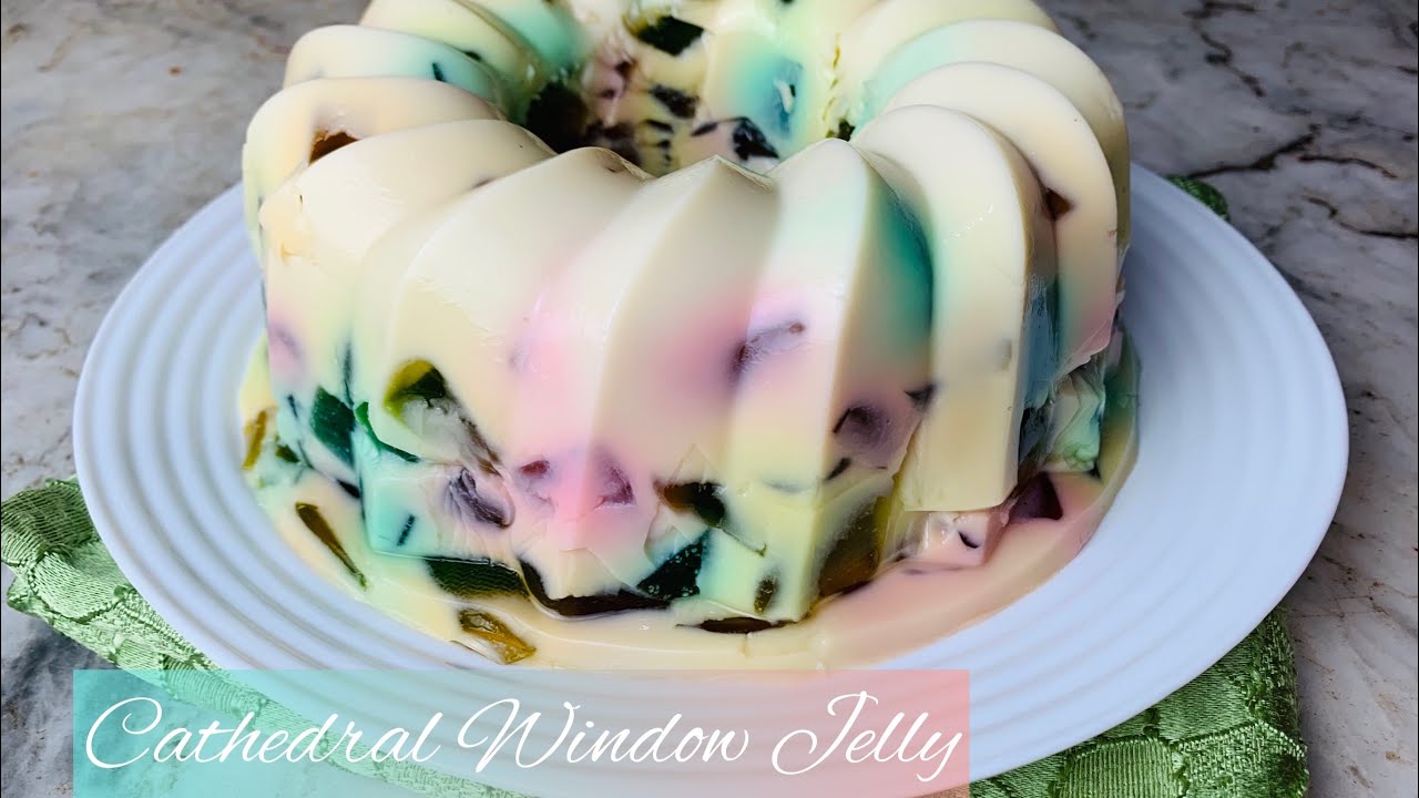 Cathedral Window Jelly || Christmas Dessert - YouTube