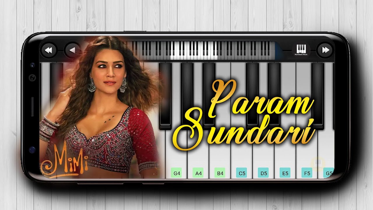 Param Sundari | Mimi | Easy Slow Mobile Piano Tutorial | Perfect Piano - YouTube