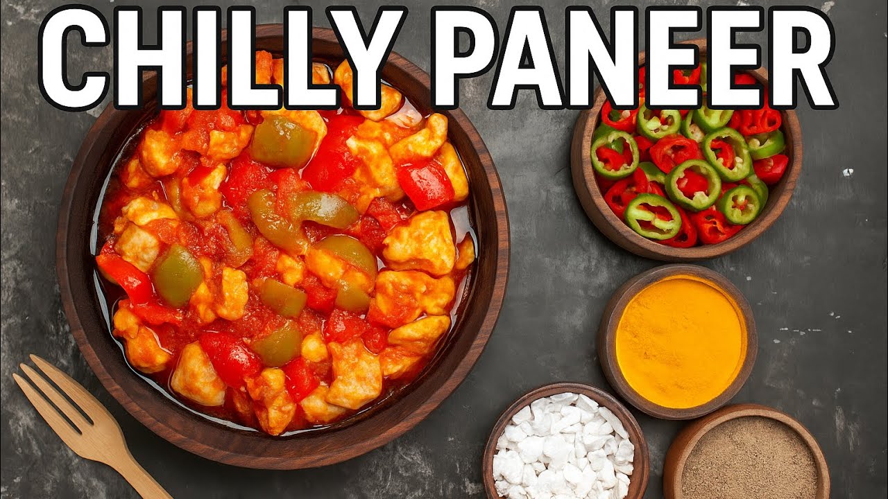 chilly paneer recipe | how to make chilli paneer - YouTube
