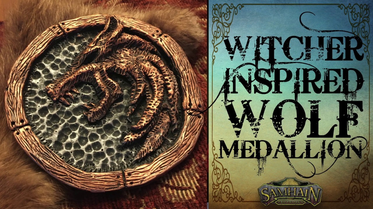 Witcher Medallion Prop, Do it yourself Project - YouTube