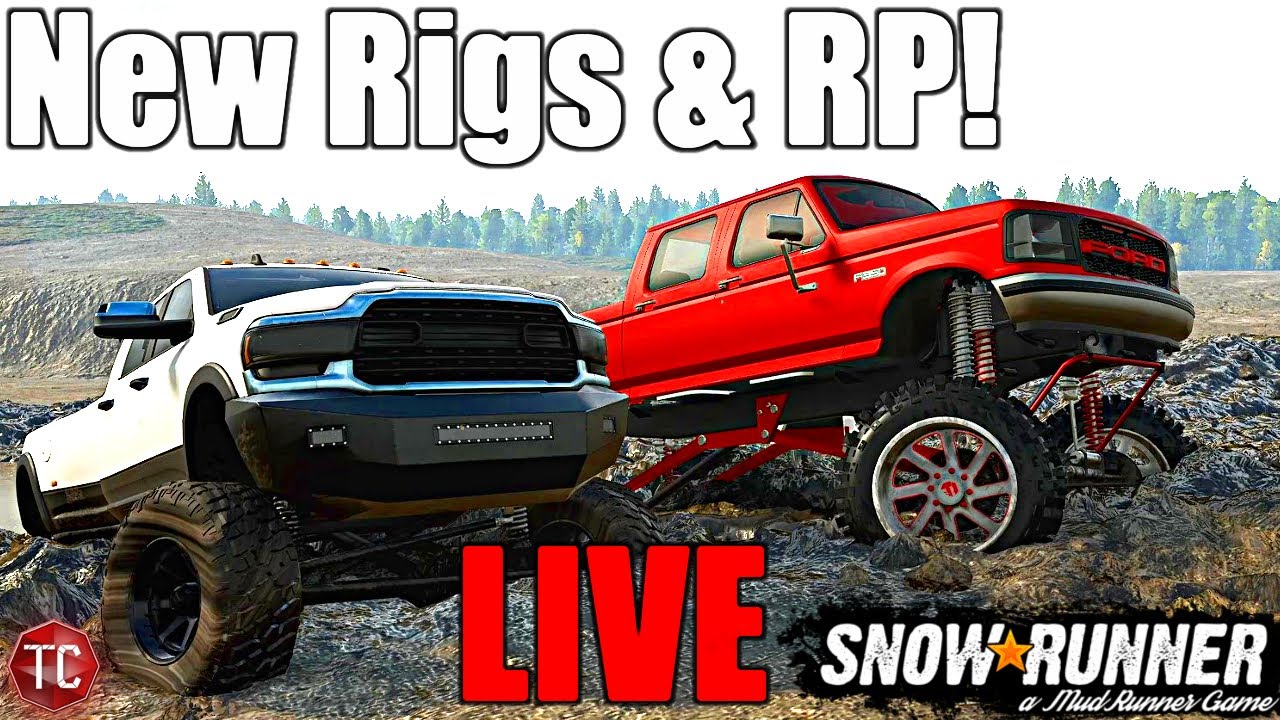 SnowRunner LIVE: NEW TRUCKS, ATV ADVENTURES, CONSOLE MODS, HAULING ...