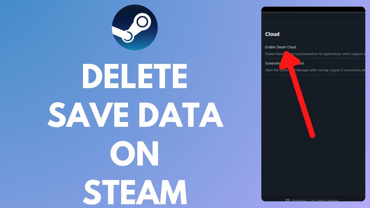 How to Delete Save Data on Steam 2024? - YouTube