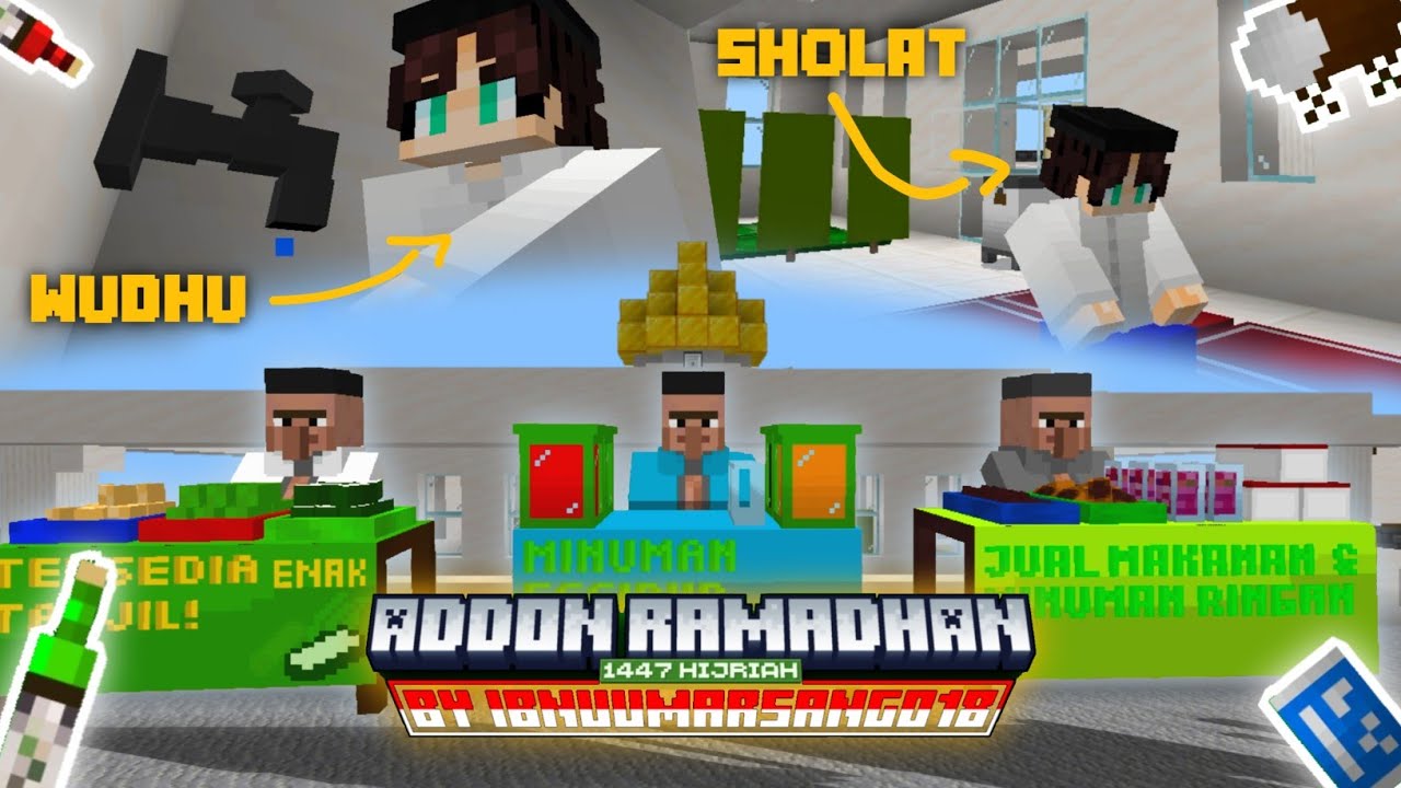 Addon Terkeren|Spesial Ramadhan Terbaru ada animasi sholat|v26.0+ - YouTube