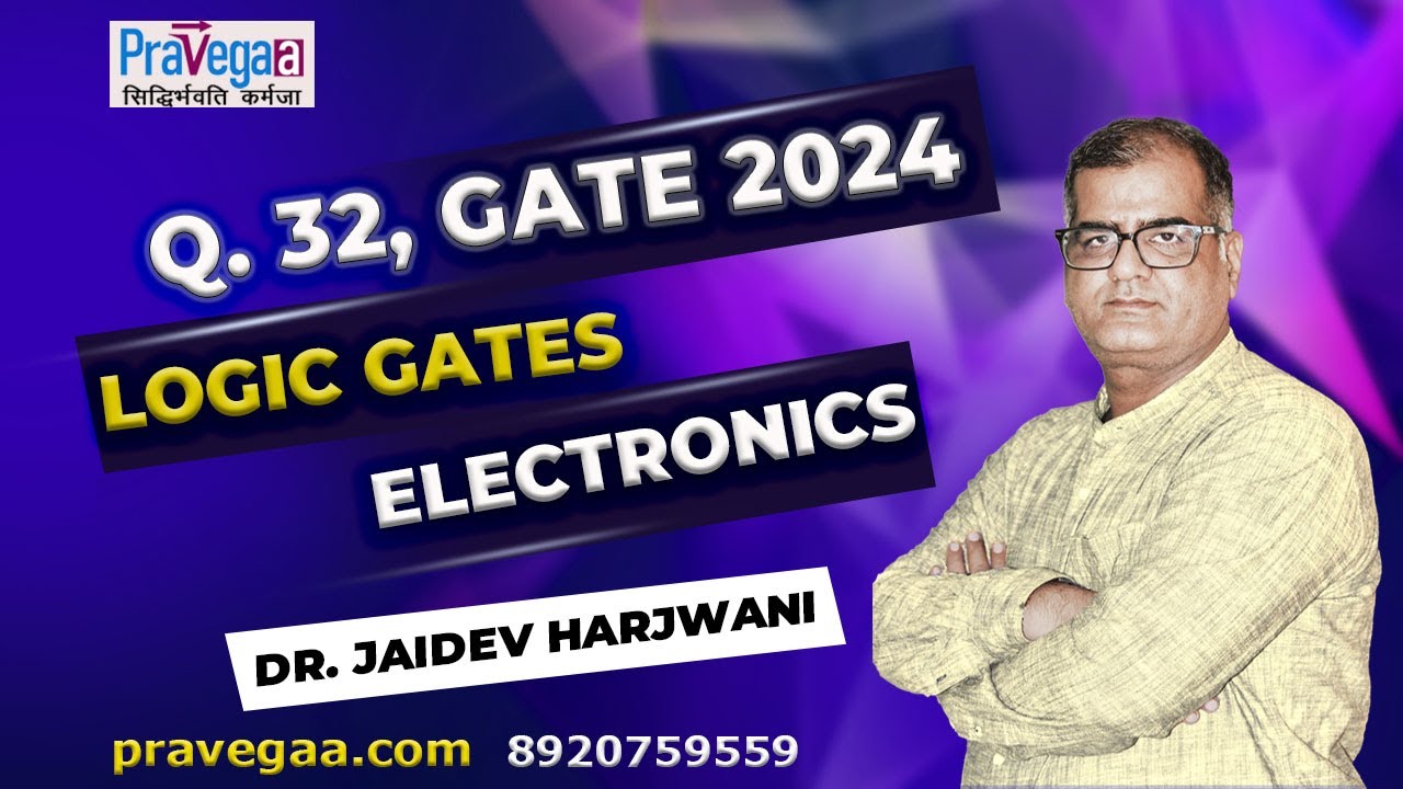 Gate Physics Solution 2024: Q. 32, GATE 2024 I Logic gates I ...