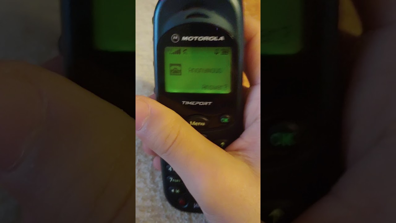 Motorola Timeport 92536X - Calling screen - YouTube