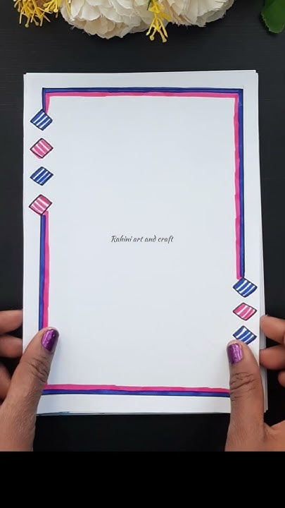 14 Amazing border designs for Project work designs/ Assignment front ...