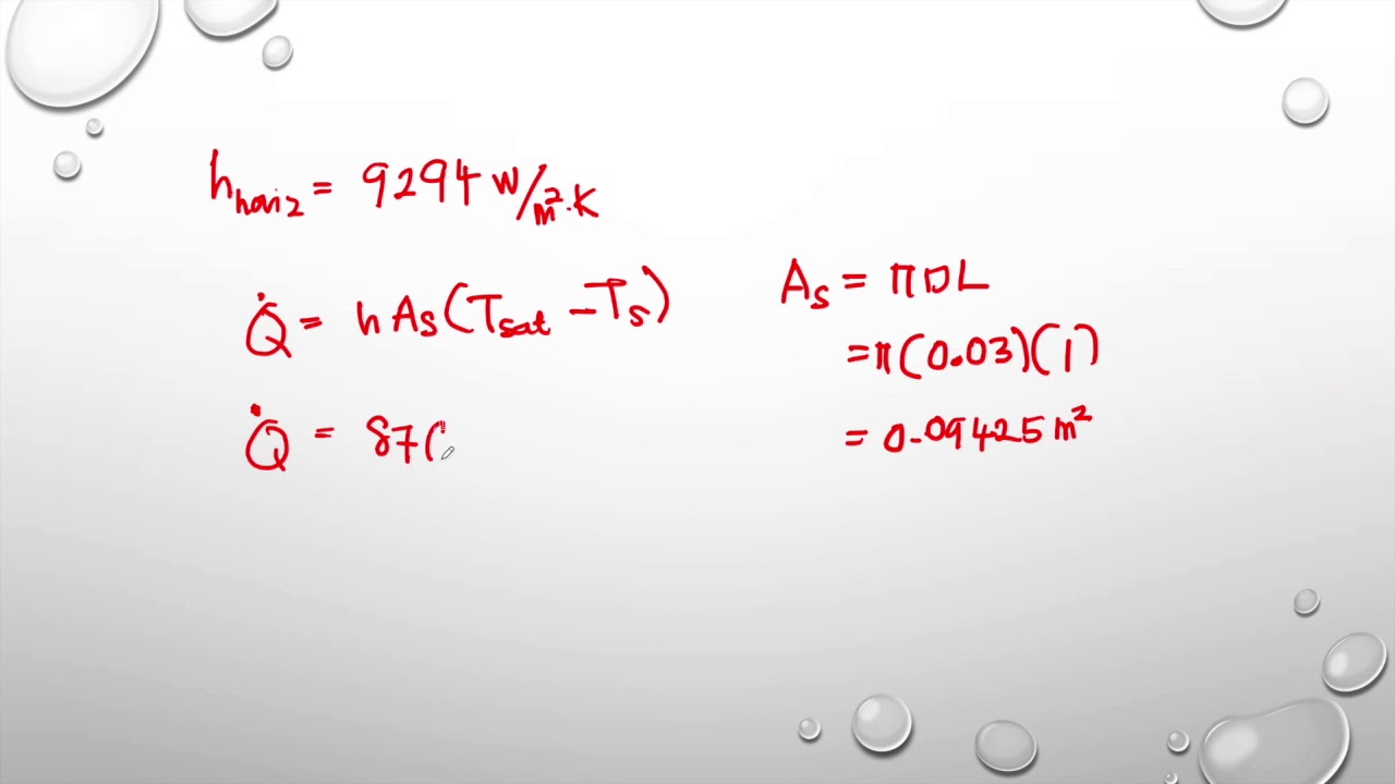 Example 18 Condensation of Steam on Horizontal Tubes - YouTube