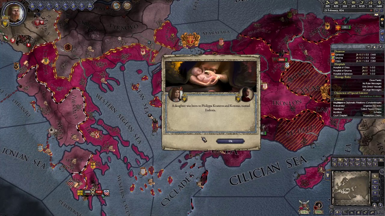 Let's Play CK2 in the Byzantine Empire #6: Good things come to those ...