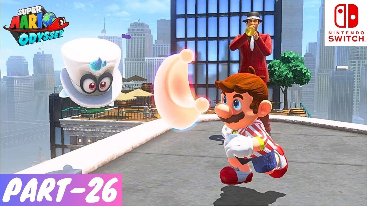 Super Mario Odyssey [ METRO KINGDOM- FIND MOON ] Gameplay And ...