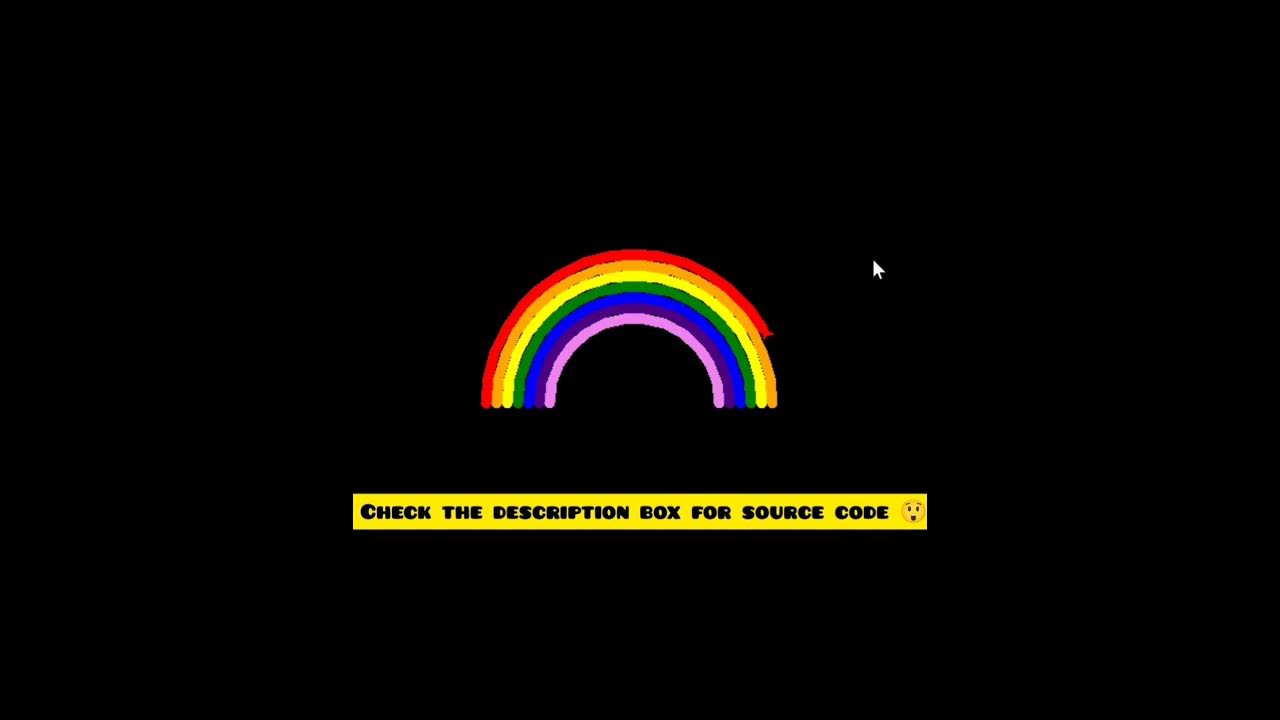 Rainbow In Python Turtle Coding Pythonturtle Pythonprogramming