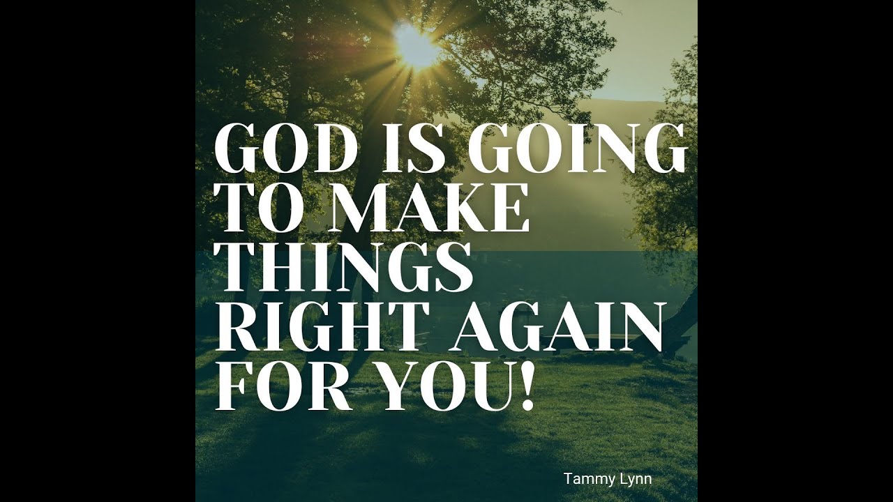 God is going to make things right again! #marriagerestoration # ...