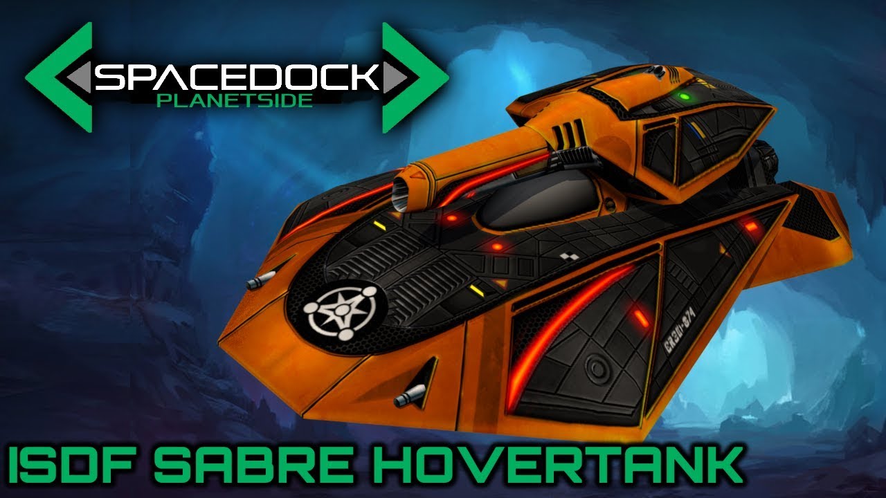 Battlezone: ISDF Sabre Tank - Spacedock Planetside - YouTube
